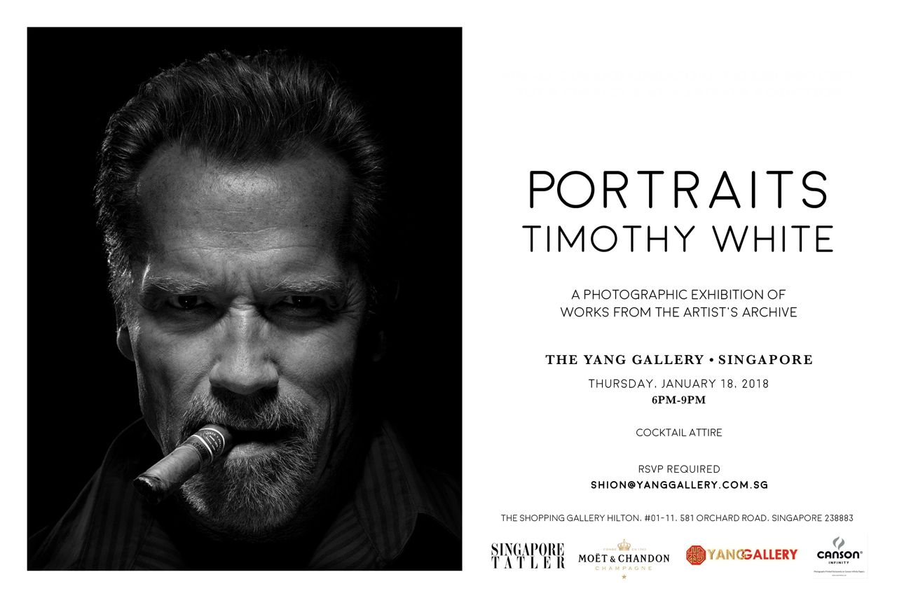 ‘Portraits: Timothy White’ Solo Exhibition 2018 – YangGallery