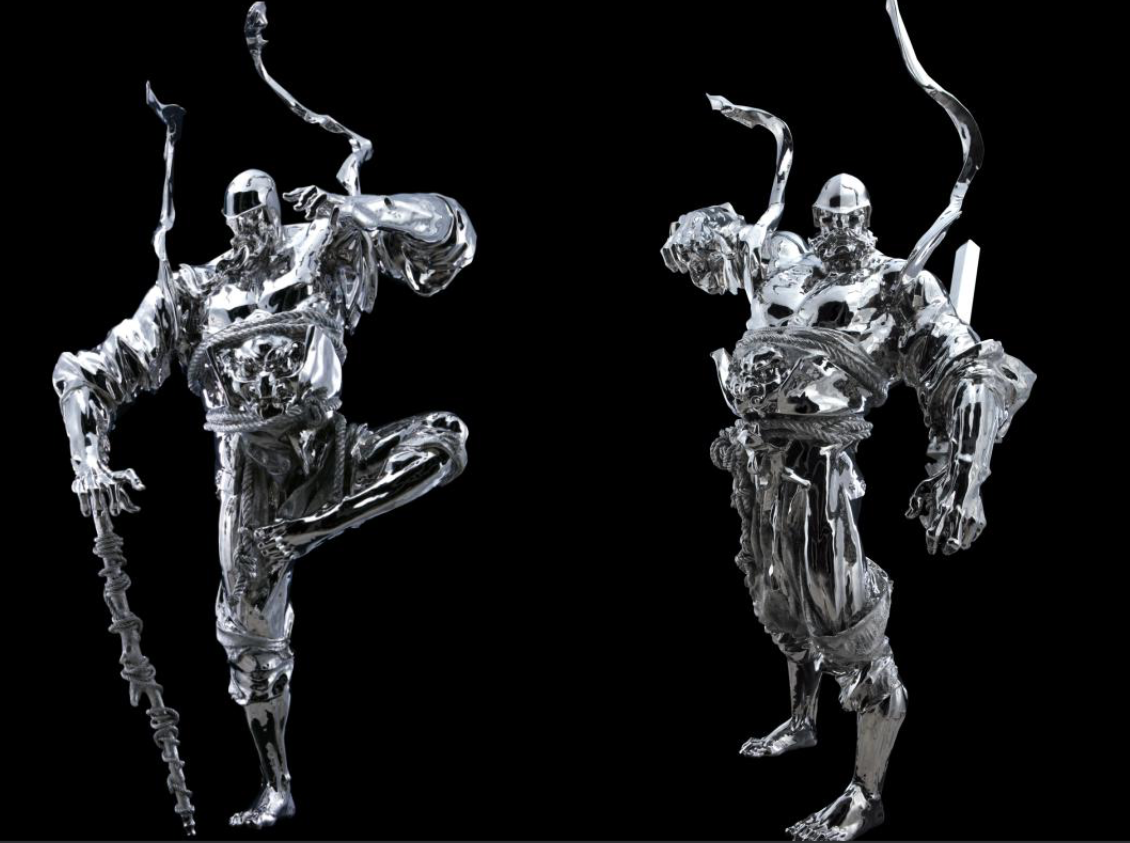 Divinity General – Qin Shubao & Yuchi Jingde by Ren Zhe – YangGallery