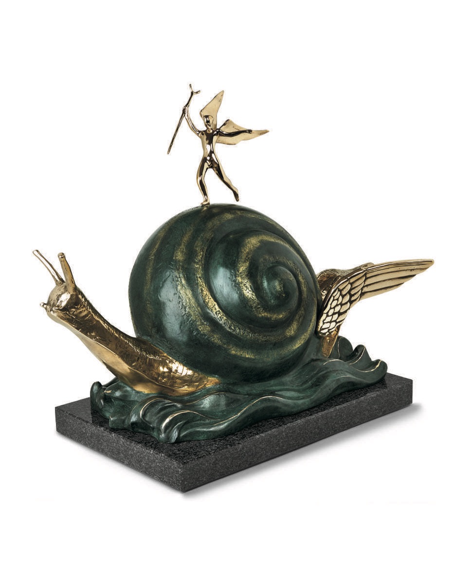 Snail and the Angel – S by Salvador Dali – YangGallery
