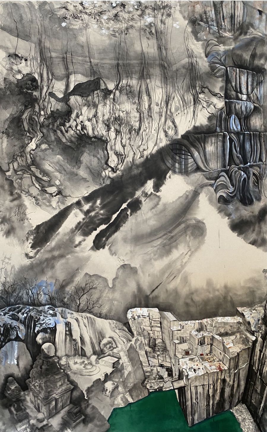 Listening to the Wind by Zhong Biao – YangGallery