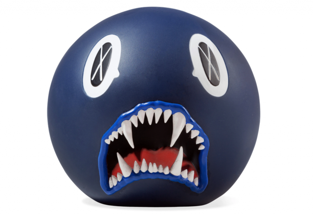 Kaws Cat Teeth Bank Vinyl Figure Blue by KAWS – YangGallery
