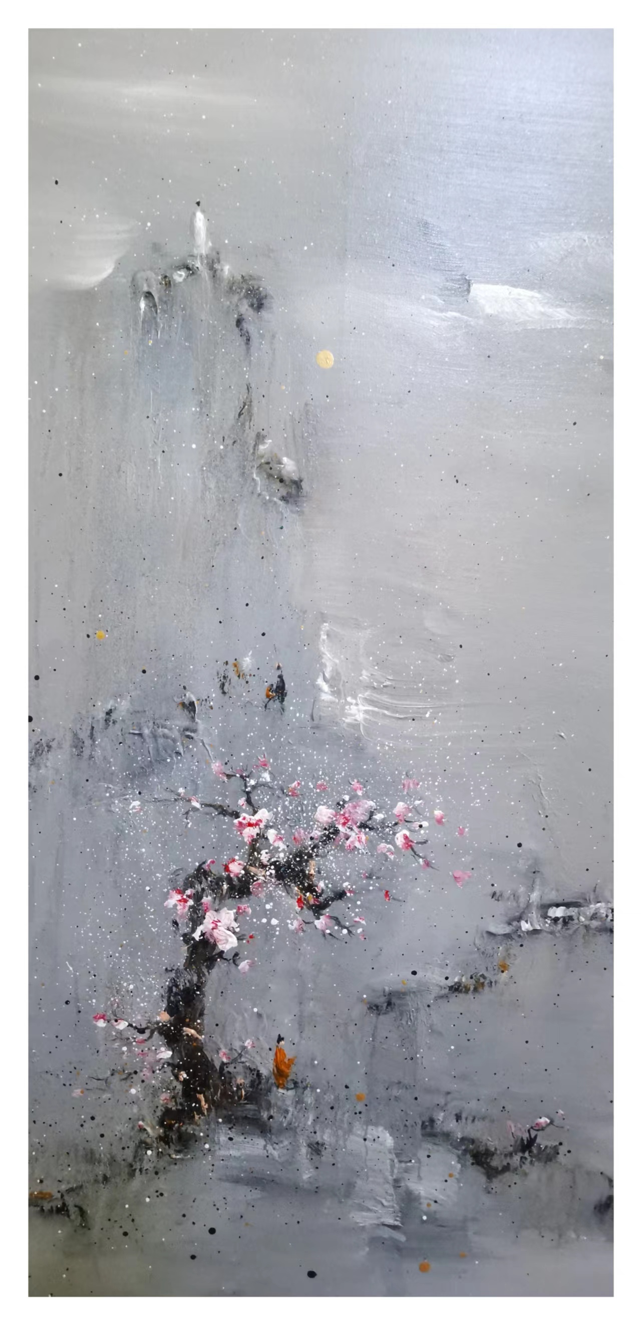 Flower branches by Wang Guoping – YangGallery