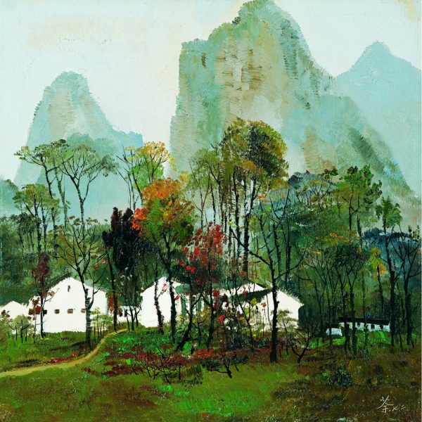 The Village in Gui Lin by Wu Guanzhong – YangGallery