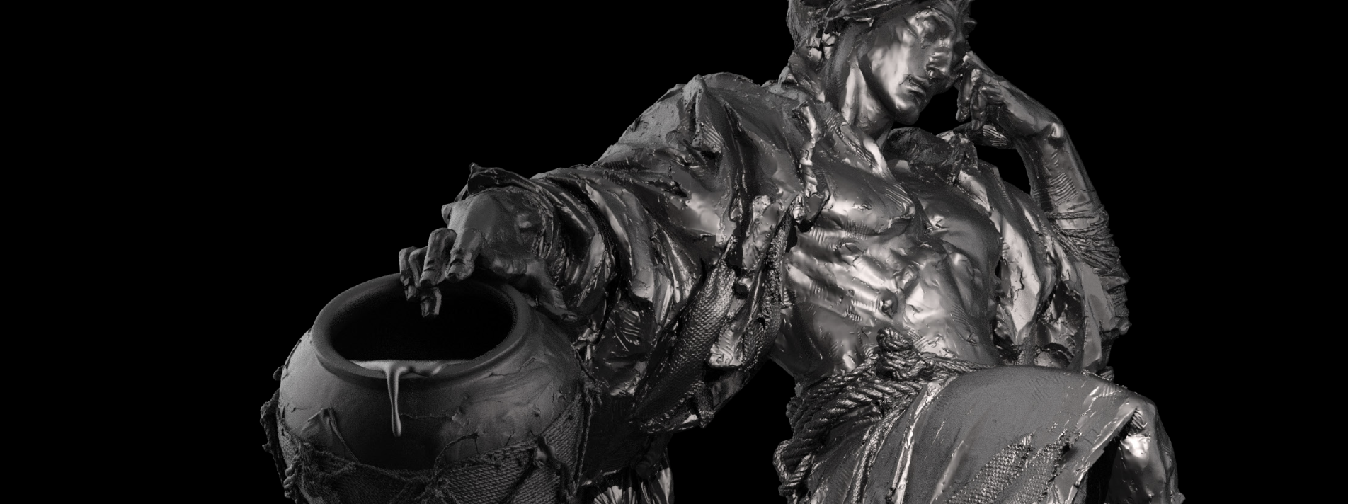 Dr Louis Cha (Jin Yong) Series – Ling Huchong 令狐冲 by Ren Zhe – YangGallery